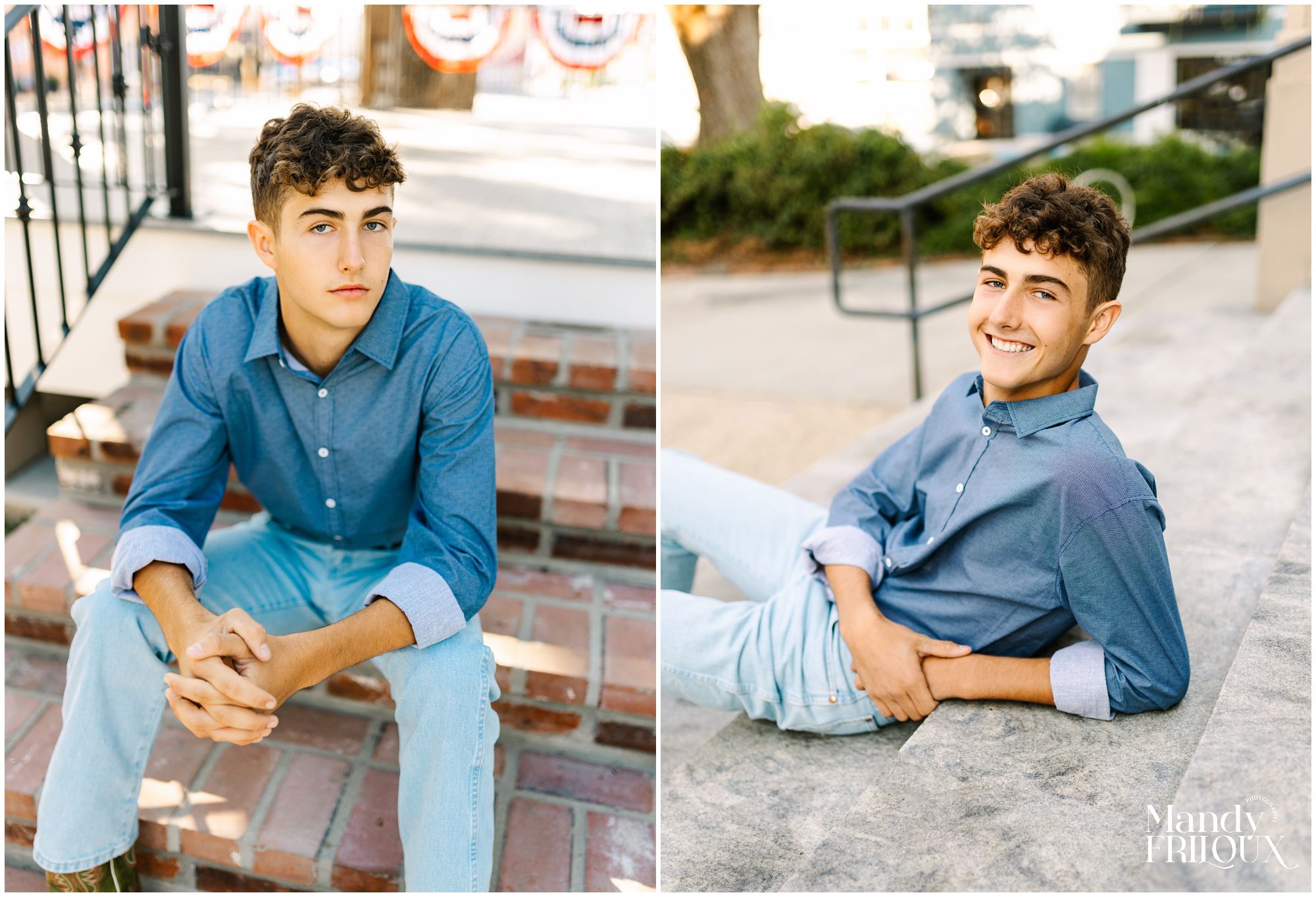 Jace's Downtown Houma Senior Session - mandyfrilouxphotography.com
